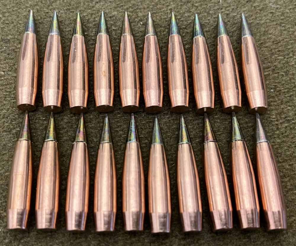 20 count new virgin 6.8 Sig 6.8x51 .277 Fury AP projectiles only .270 6 ...