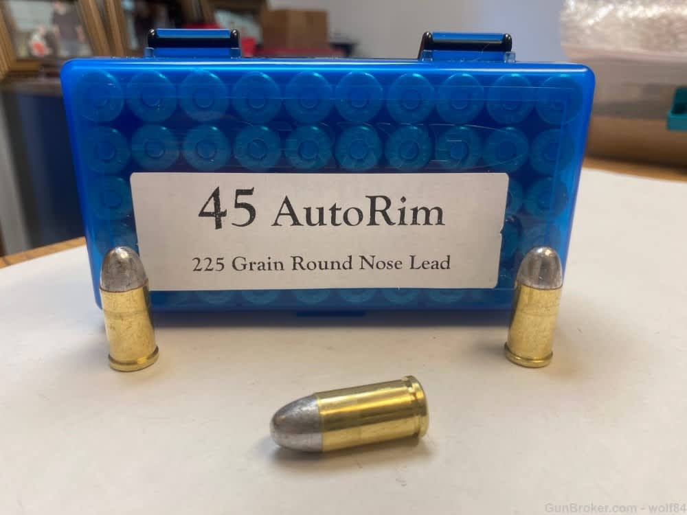 45 Auto Rim 225 grain Lead Round Nose 45 AR - Handgun Ammo at GunBroker ...