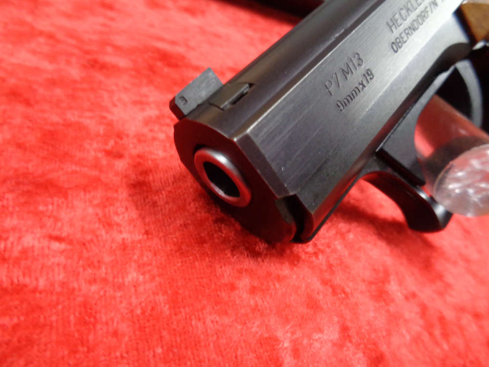 1985 H&K P7 M13 9mm HK Heckler Koch Box 2 13rd Mags NIGHT SIGHTS WE ...