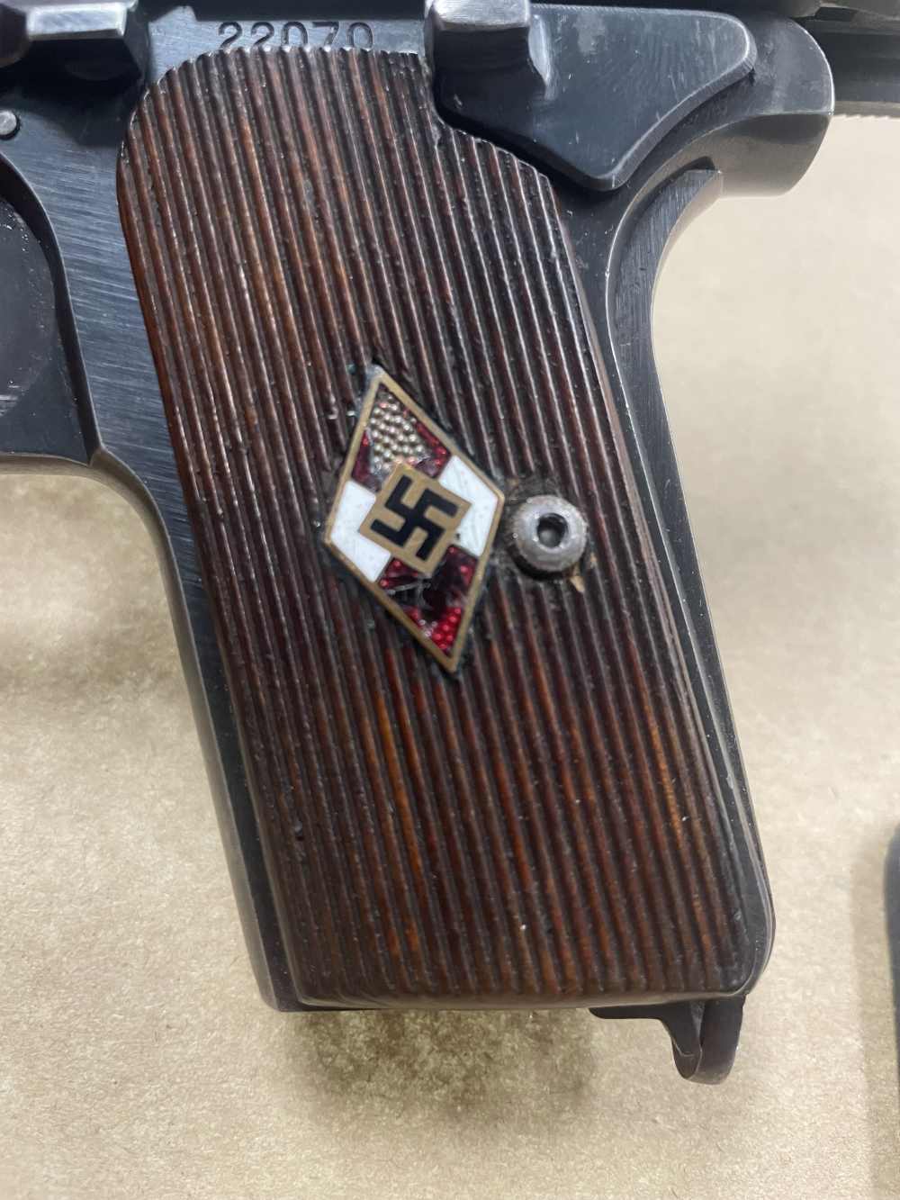 Femaru - Model 37 - 7.65 WWII German Pistol * Swastika Grips * - Semi ...