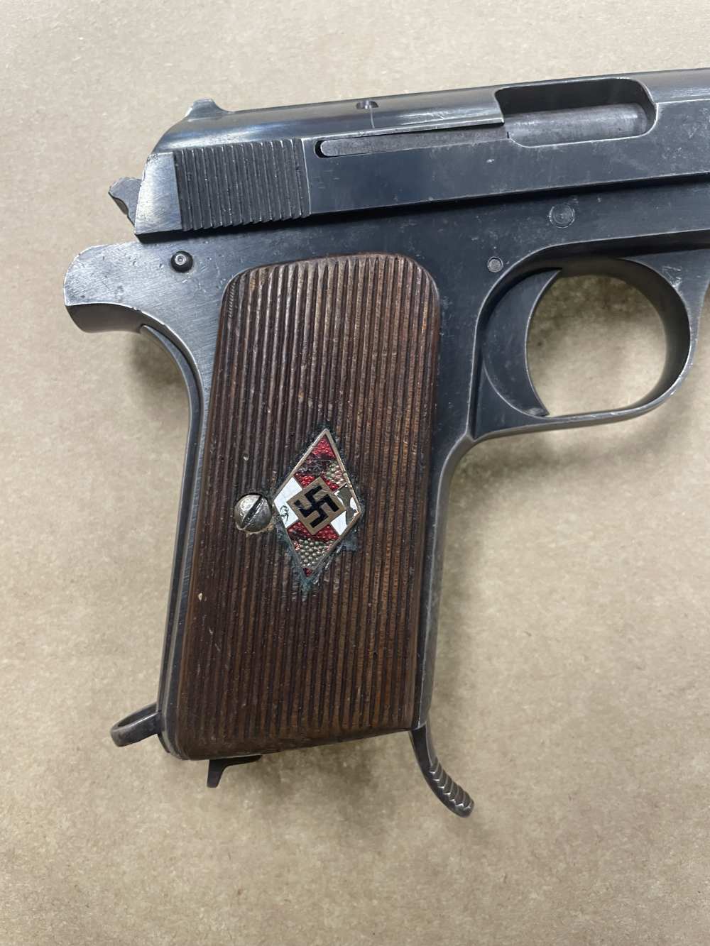 Femaru - Model 37 - 7.65 WWII German Pistol * Swastika Grips * - Semi ...