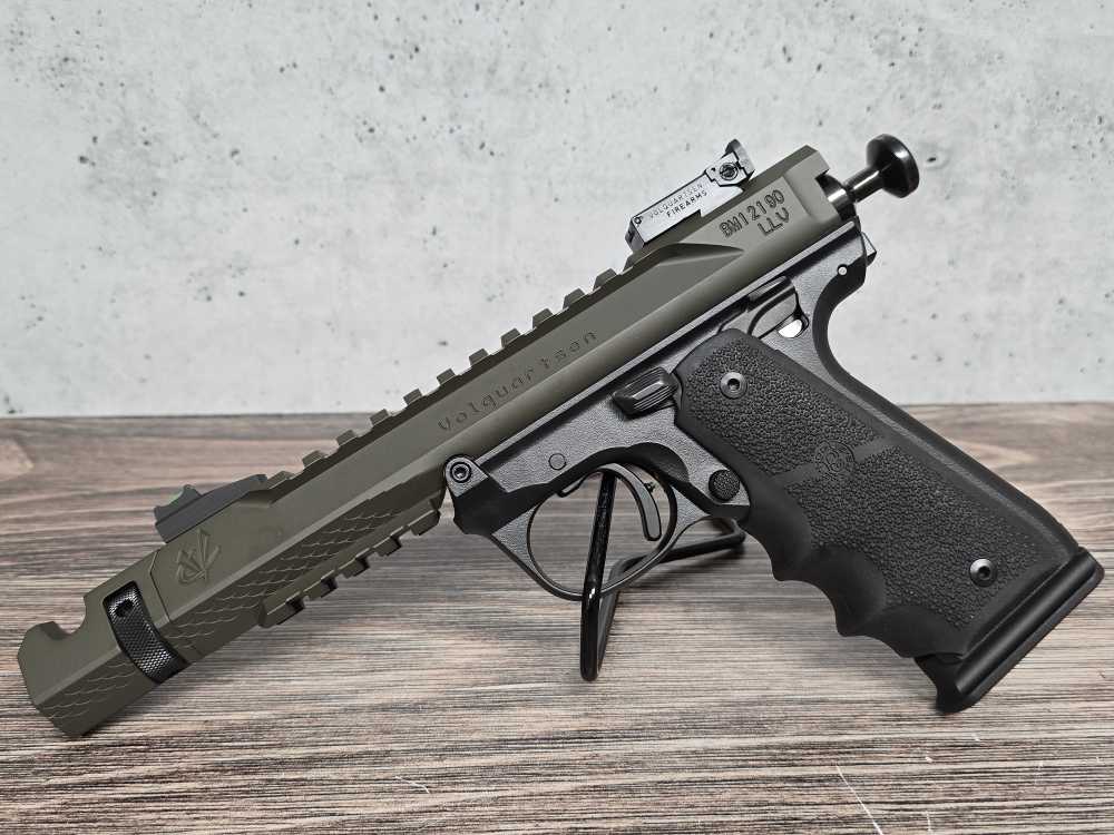 Volquartsen Black Mamba OD Green .22lr 4.5" Fiber Optic - Semi Auto ...