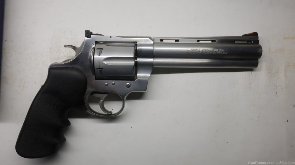 Colt Anaconda 44 Mag, 6" Stainless 1995 Cased #24050252 - Revolvers at ...