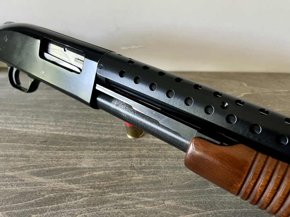 MOSSBERG 500 ATP 18.5” BARREL HEAT SHIELD POLICE WOOD FURNITURE 12 GA ...