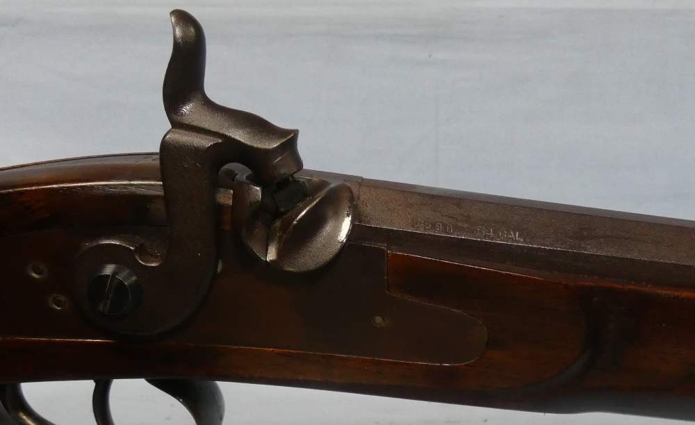 Uberti Santa Fe Hawken Percussion Rifle, .53 Caliber - Black Powder ...