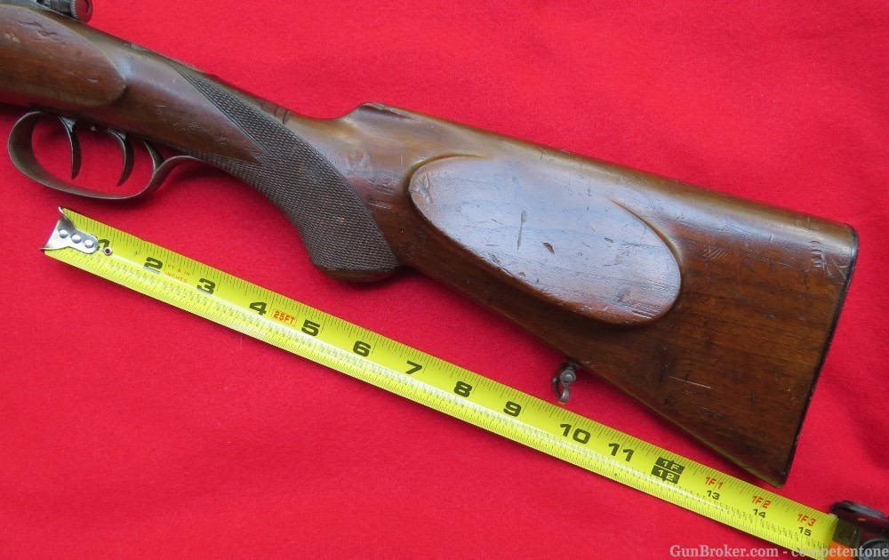 Vintage Engraved Ed Kettner German Stalking Hunting 8.15 x 46R 8.15x46R ...