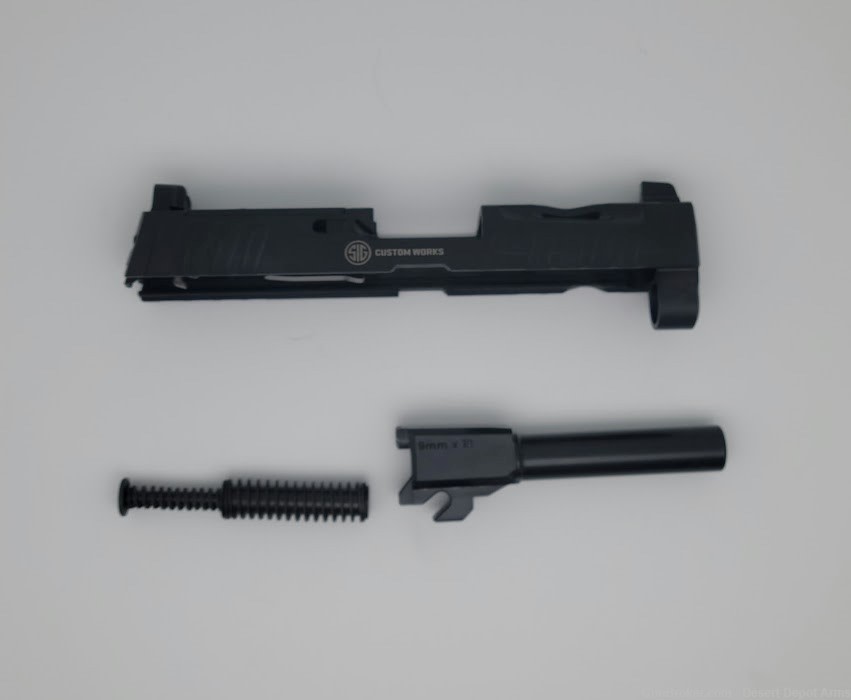 P320 SPECTRE Slide 3.9", XRAY3 Suppressor Sights, R2 Optic Ready W ...