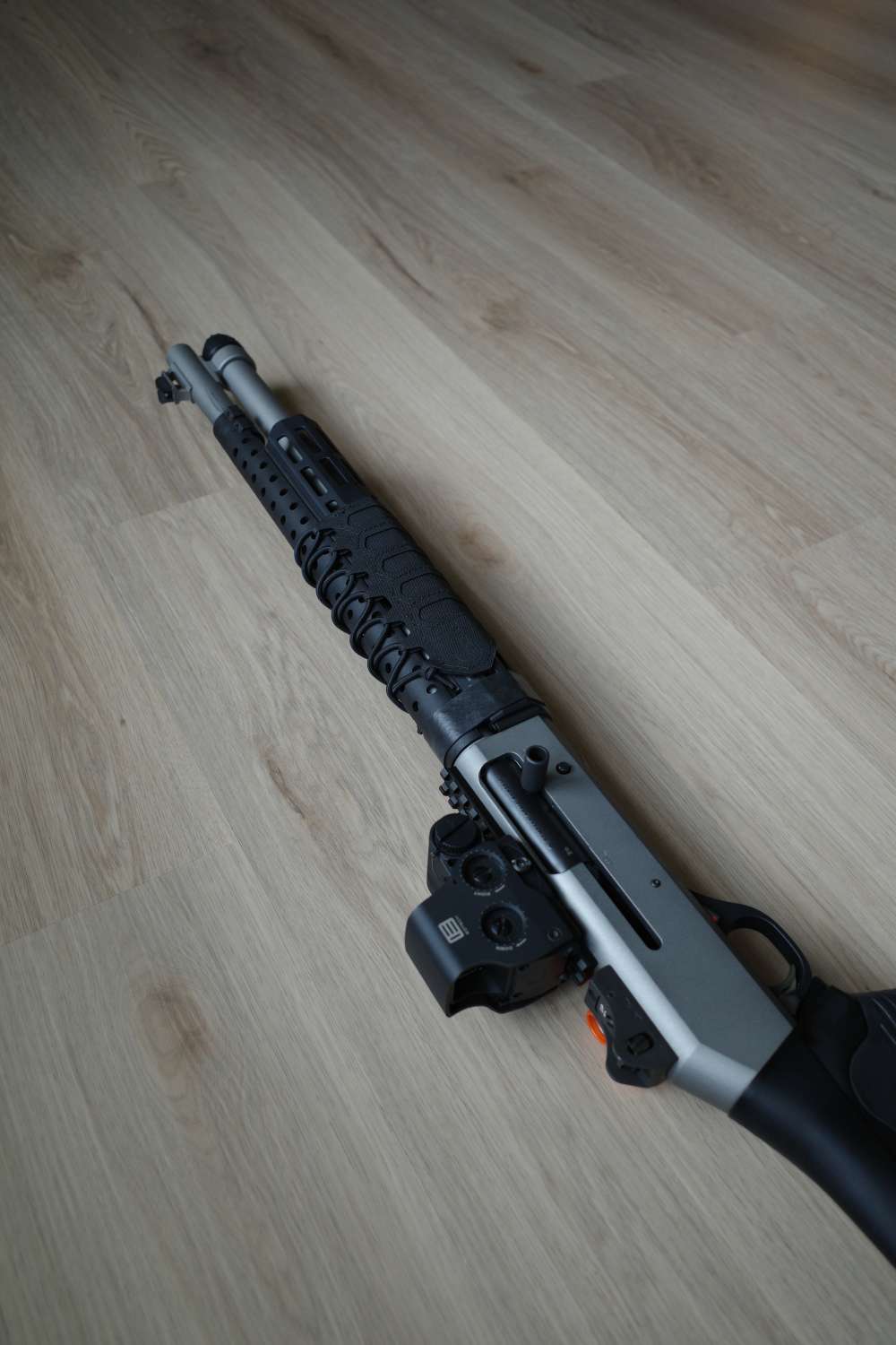 BENELLI M4 CUSTOM Heat Shield + Barrel BIKINI BLACK MULTICAM Shotgun ...