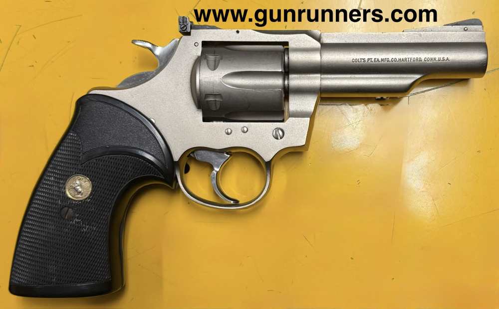 Colt Trooper MKIII, Coltguard finish, .22 Magnum, 4" barrel, w/battered ...