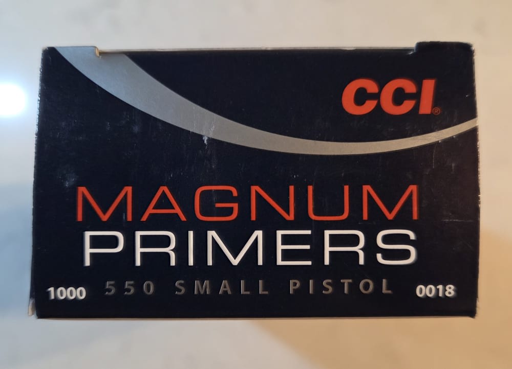 CCI Magnum Primer #550 Small Pistol Primers Case 5000 ea. - Reloading Primers at GunBroker.com ...