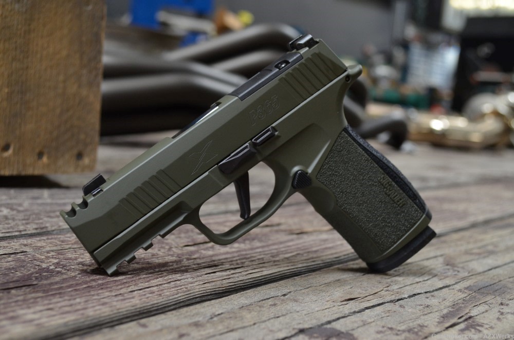 Sig P365X Macro Comp 365 X Comp 17rd NS X-Werks OD Green Olive Drab ...