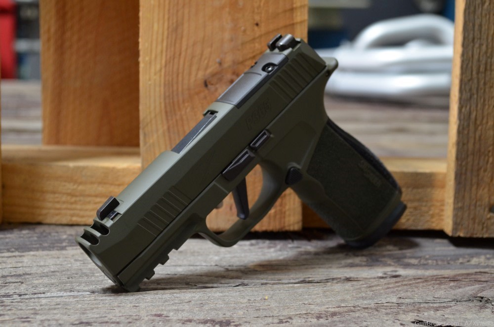 Sig P365X Macro Comp 365 X Comp 17rd NS X-Werks OD Green Olive Drab ...