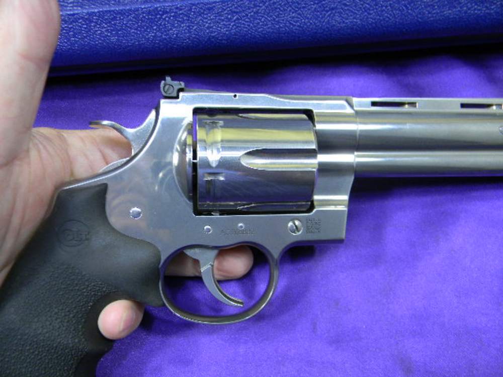 COLT ANACONDA 44 MAG 8" BARREL POLISHED STAINLESS LNIB - Revolvers at ...
