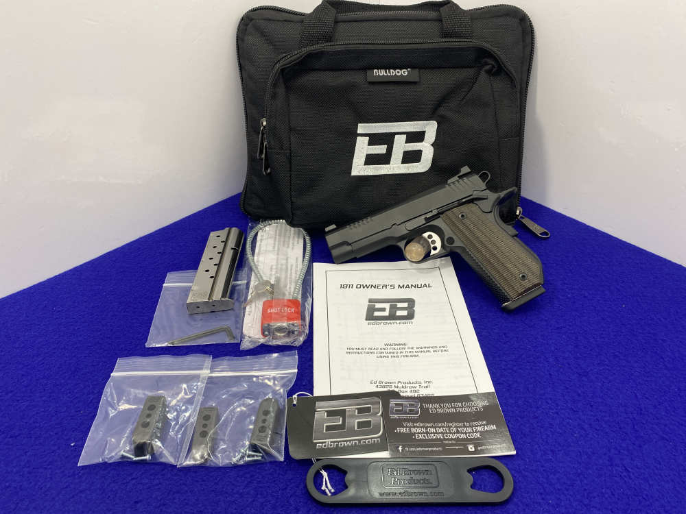 Ed Brown KC9 9mm Black 4" *SMALLER, THINNER, LIGHTER THAN FULL SIZE ...