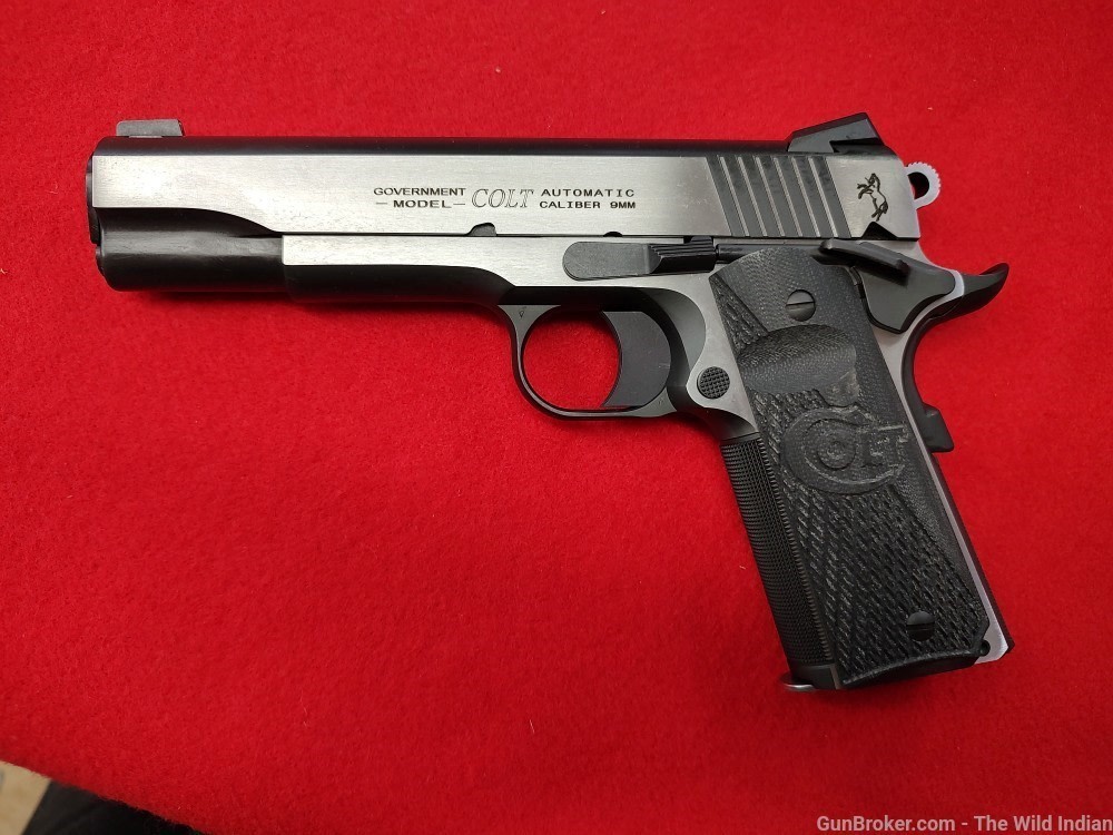 COLT Combat Elite Government, 9mm, 5" Barrel, Novak Sights, Stainless ...
