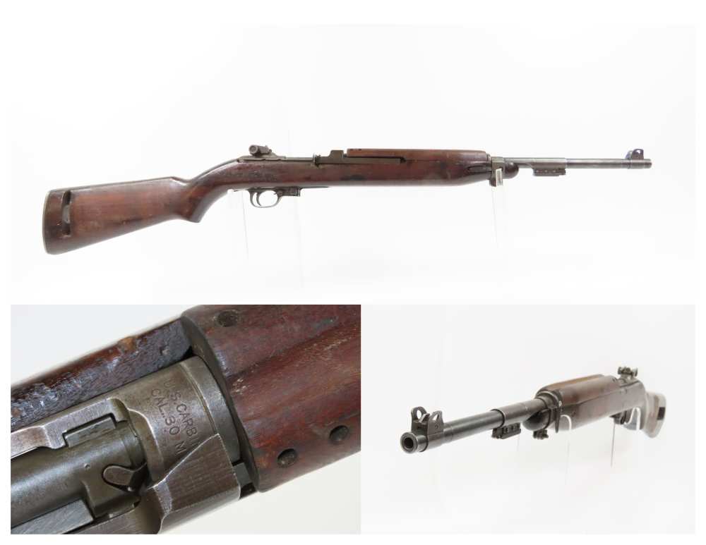 1942-43 mfg. WORLD WAR II Era U.S. WINCHESTER M1 Carbine Light Rifle ...