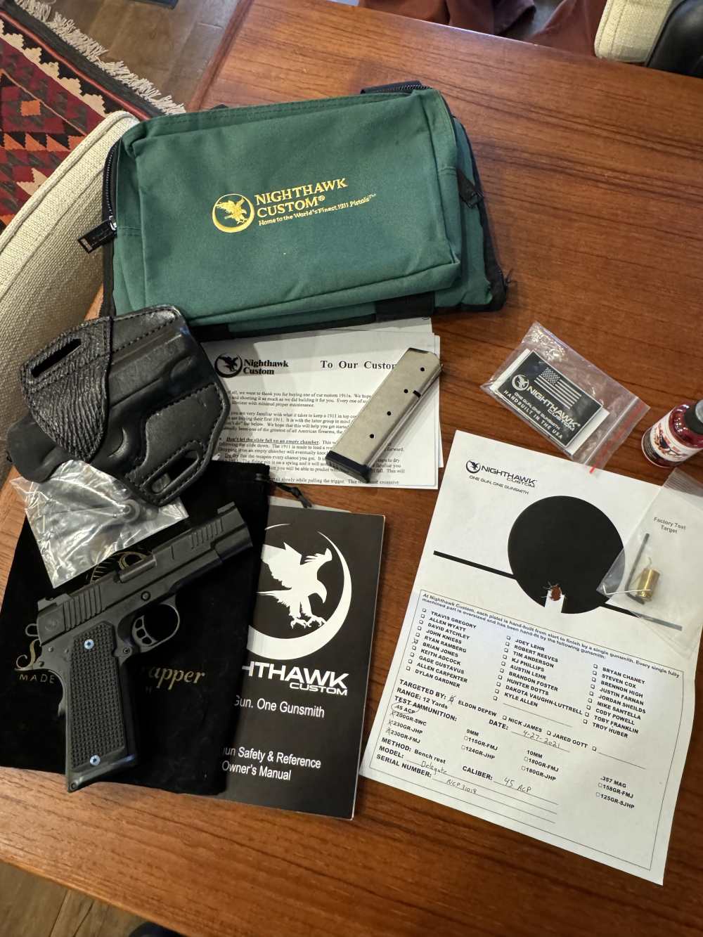 Nighthawk Custom 1911 - Delegate - 45ACP - Semi Auto Pistols at ...