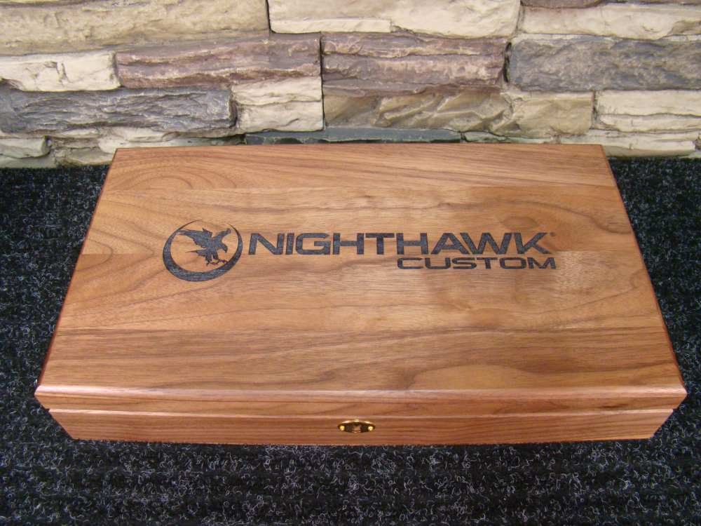 Nighthawk Custom VIP BLACK .45ACP 1911 Pistol Giraffe bone grip ...