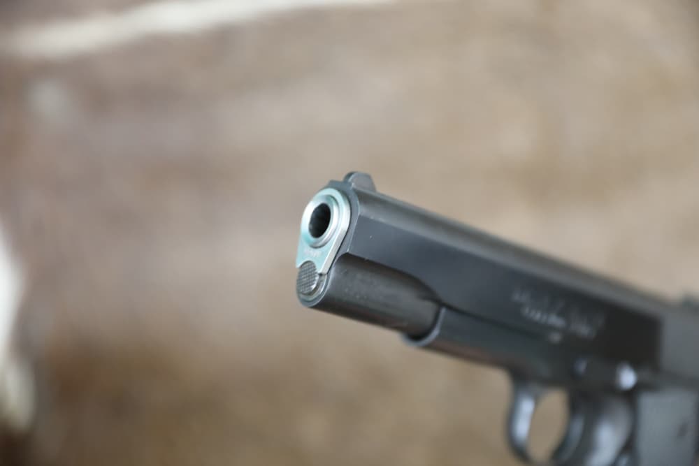 B6102 Colt Delta Elite 10mm & 40 S&W in wood display case high ...