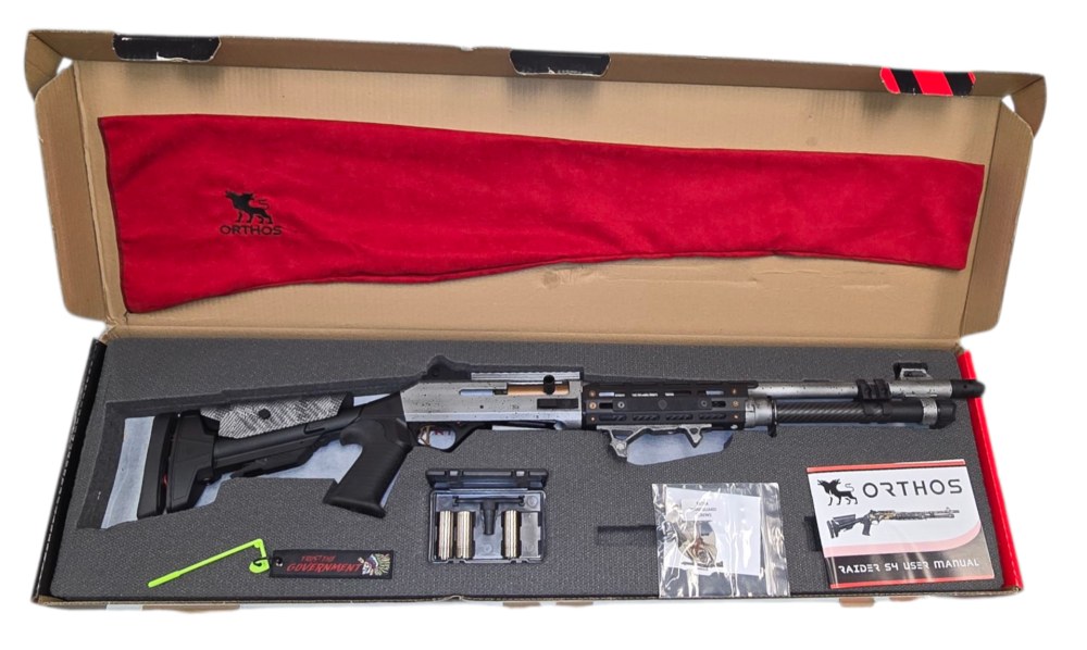 Orthos Raider S4 Project Gray Elite 12 ga S4RPGE ORTHOS - Semi Auto ...