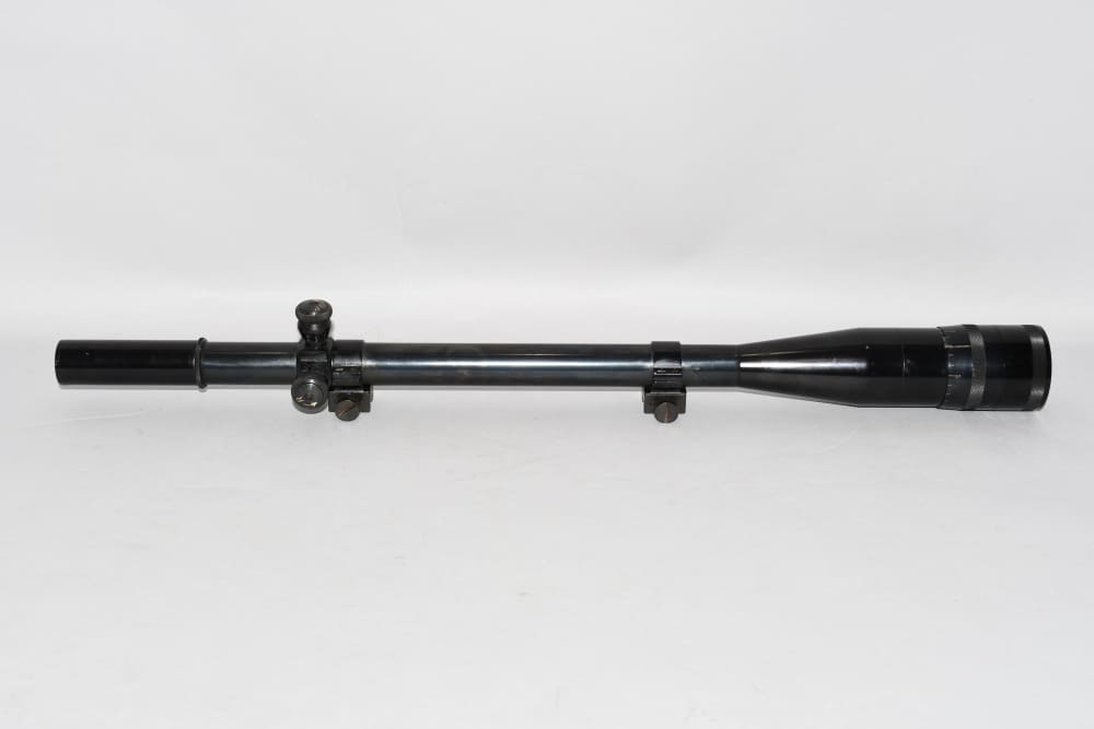 Vintage Redfield 16X Fixed Power Rifle Scope Crosshair Reticle W Rings ...