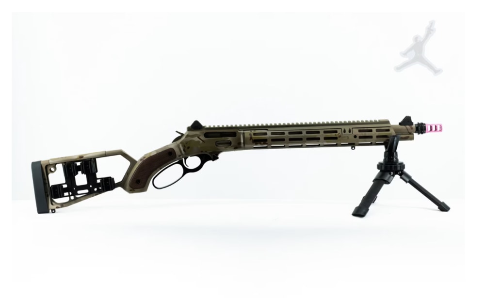 GALLENSONS X MAD PIG MARLIN 336 .450 BUSHMASTER RIFLE MULTICAM ARID ...