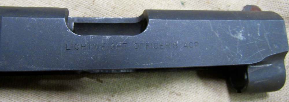 Colt Lightweight Officers ACP Mk IV Series 80 Slide .45 - 1911 Slides ...