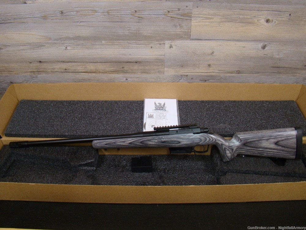 Cooper Nighthawk Custom Montana Heritage Rifle 22" tactical brake .308 ...