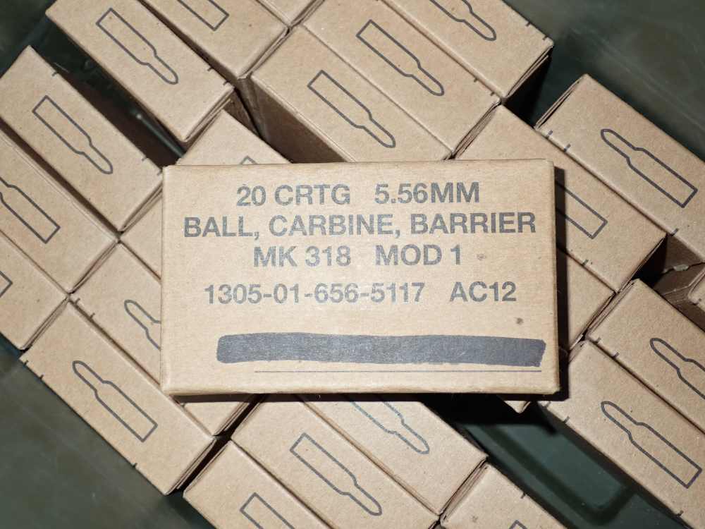 20rd - MK 318 MOD 1 BARRIER - 5.56 MK318 556 - Vintage Ammo at ...