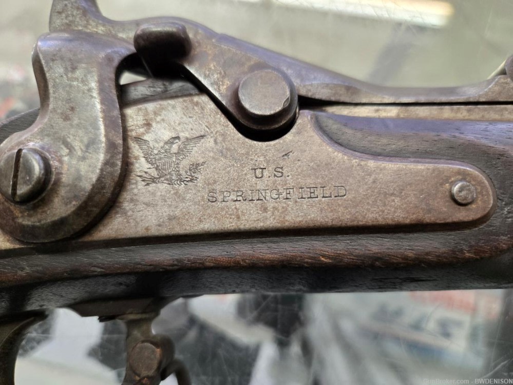 US Springfield 1863 Marked Model 1870 Chambered in 50-70 36" bbl Low ...