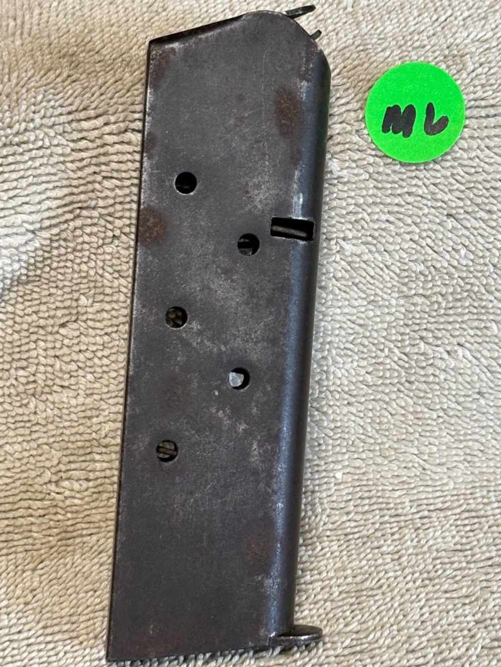 USGI 1911A1 surplus WWII 45 ACP magazine with blank toe - Pistol ...