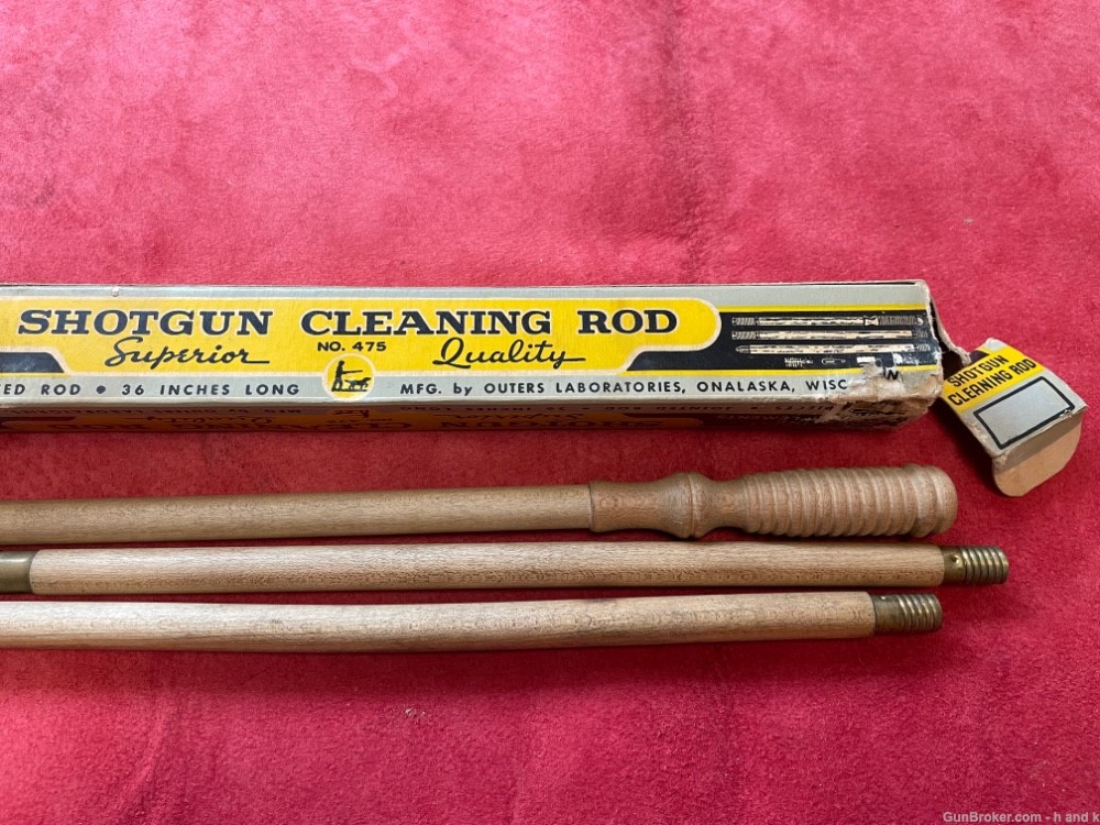 ANTIQUE SHOT GUN CLEANING RODS IN OLD BOX. - Collectible Gun Parts ...