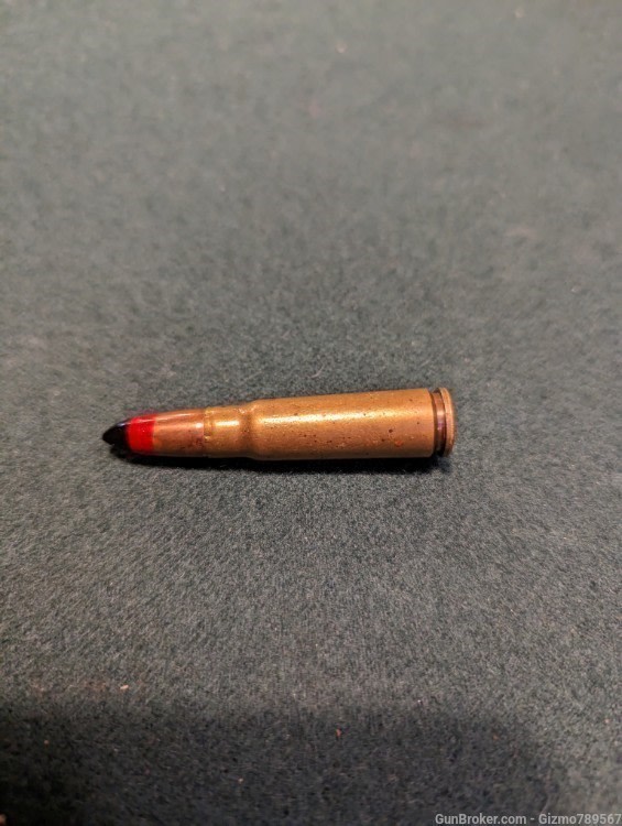 1 Round Egyptian 7.62x39 API Armor Piercing Incindiary - Vintage Ammo ...