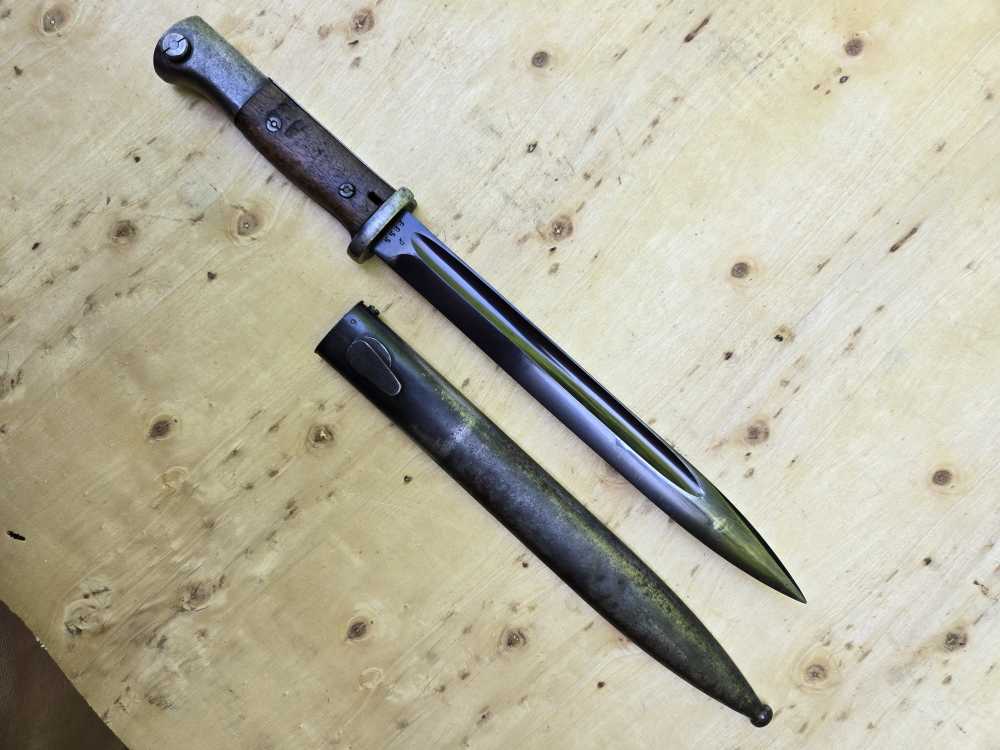WW2 German K98 combat bayonet Clemen & Jung - WWI & WWII Collectibles ...