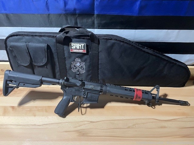 Springfield Saint AR-15 w/ Bag - Semi Auto Rifles at GunBroker.com ...