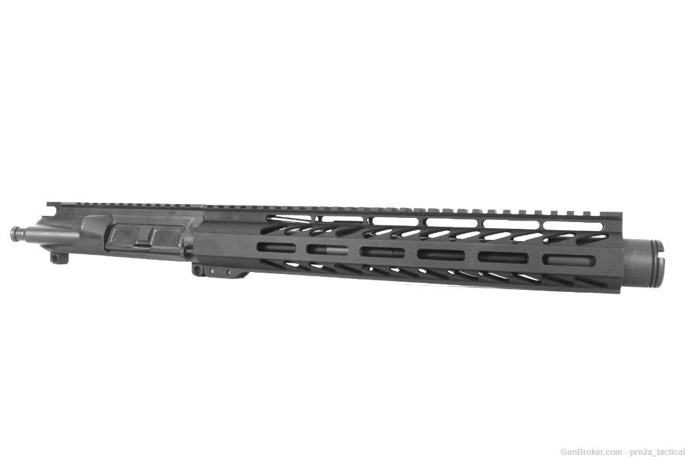PRO2A TACTICAL 10.5 inch AR-15 300 Blackout M-LOK Upper w/Can Complete ...