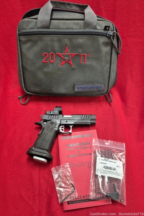 Staccato P 2011 9mm Competition Pistol 21rds with Trijicon SRO Red Dot ...