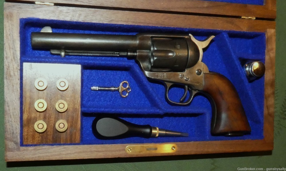 Important Cased Colt SAA w/ London Address .450 Boxer Archives Letter ...