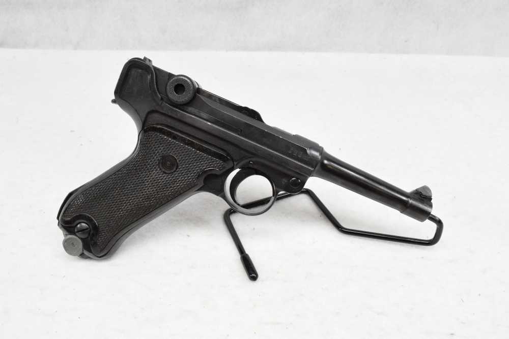 German P08 VOPO Luger Refinished W/ Two Mags & Holster - Semi Auto Pistols at GunBroker.com ...