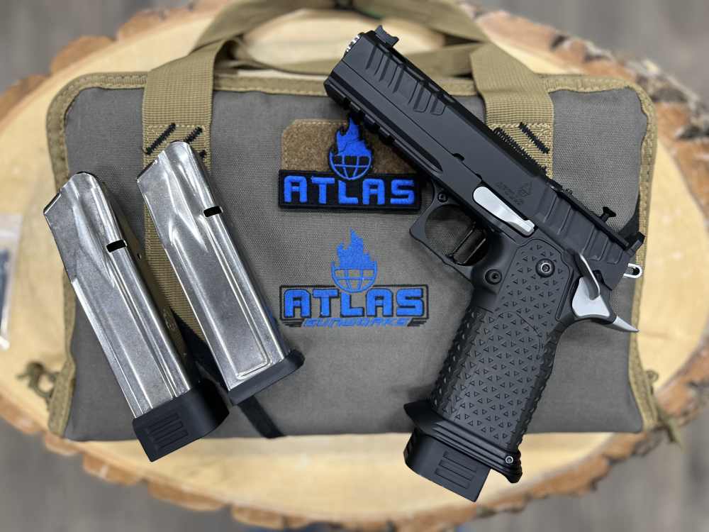 ATLAS APOLLO V2 HC1911 TWO-TONE DLC MEDIUM FLAT BLACK PORTED 4.6" BBL ...