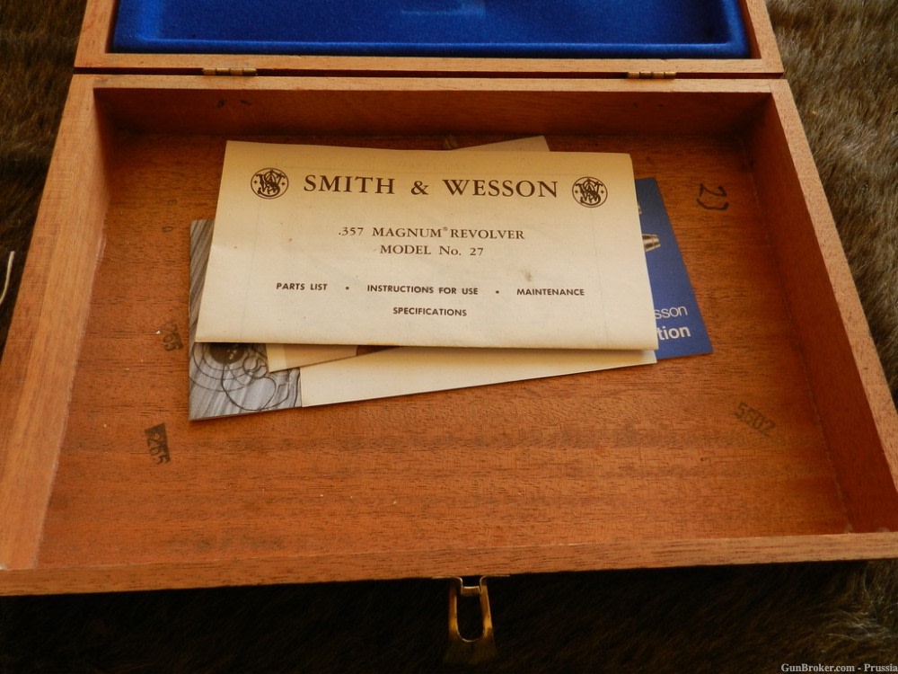 S&W Model 27-2 357 Mag 3 1/2" Nickel TTTHTS NI Pres Case - Revolvers at ...