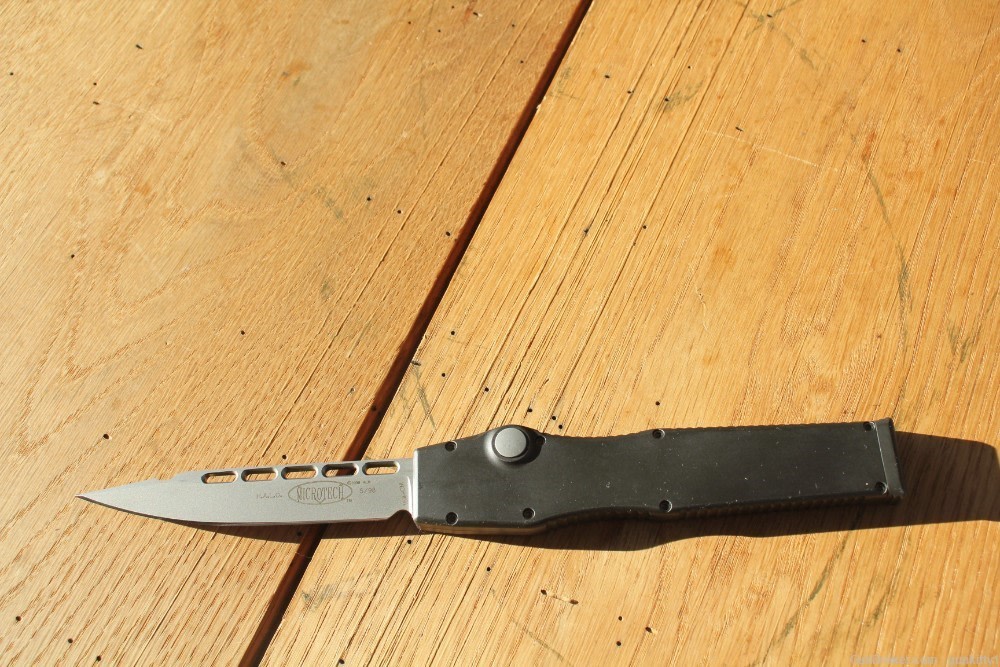 May 1998 Microtech H.A.L.O. II OTF Knife 5/98 Vero Beach w/box Sheath ...