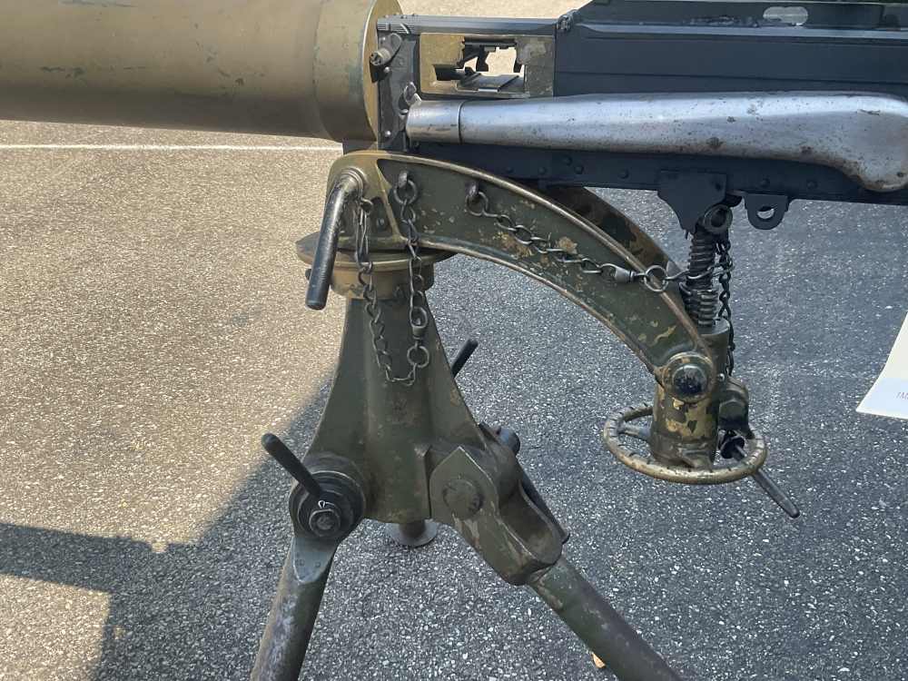 BELT FED SEMI AUTO BRITISH VICKERS W/ TRIPOD 303 BRIT WW2 COLLECTOR MG ...