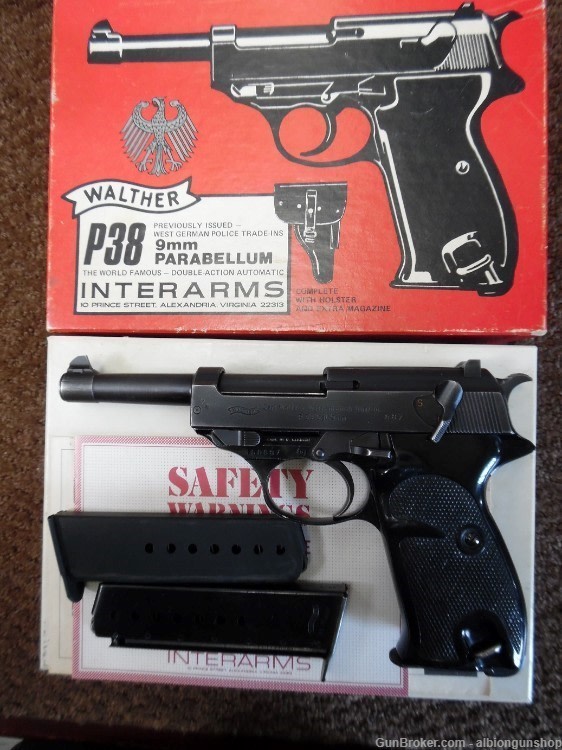 walther interarms model p38 9mm - Semi Auto Pistols at GunBroker.com : 1125959859