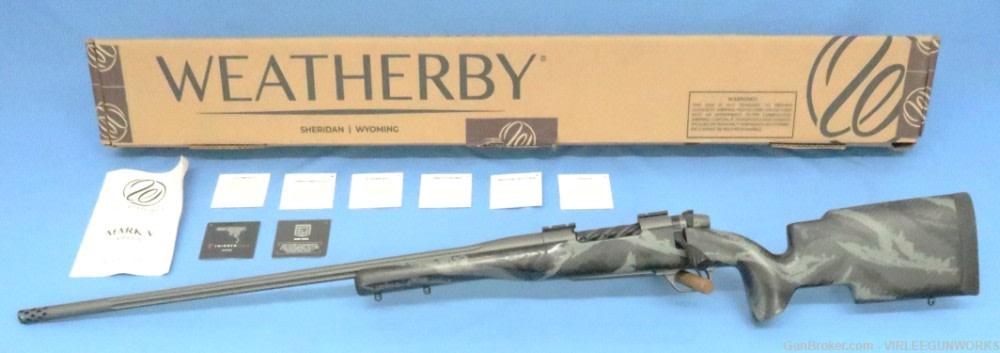 Weatherby Mark V Accumark Pro Left Hand LH 6.5-300 Wby Mag Box + 260 ...