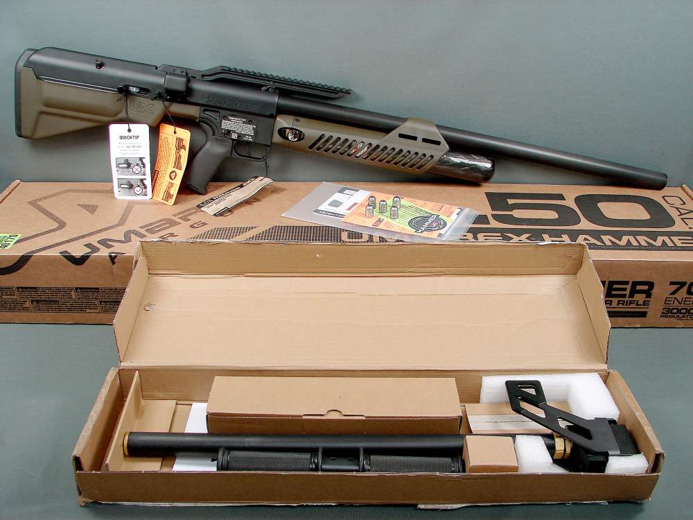 Umarex Hammer PCP 50cal Pellet Air Rifle #2252635 with Vevor Pump - NIB ...