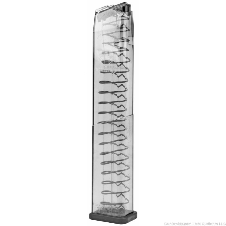 ETS Mag Glock 20 - 10 MM 30 rd Clear Poly MGETSGLK-20-30 DAV NIB No CC ...
