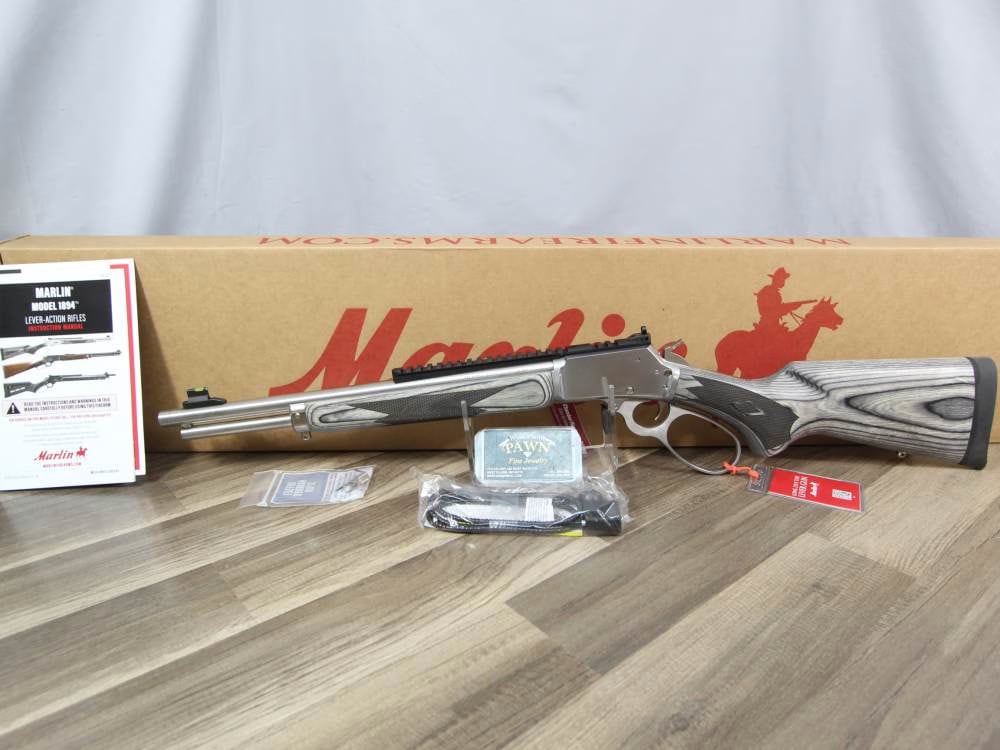 NIB Marlin 1894 SBL Lever Action Rifle .357 Mag 16" 8+1 Gray Laminate ...