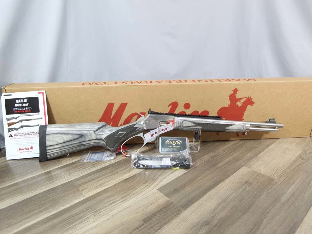 NIB Marlin 1894 SBL Lever Action Rifle .357 Mag 16" 8+1 Gray Laminate ...