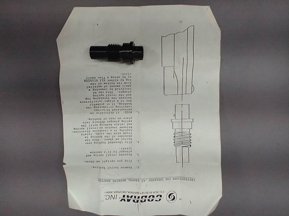 Cobray Threaded Barrel Bushing for 45 ACP 1911 for MAC-10 Suppressor ...